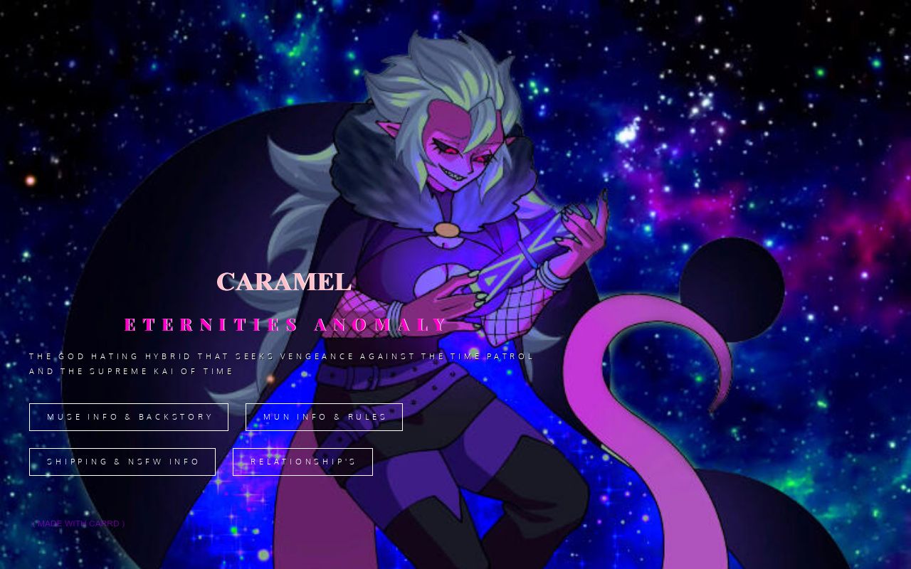 Caramel Eternities Anomaly